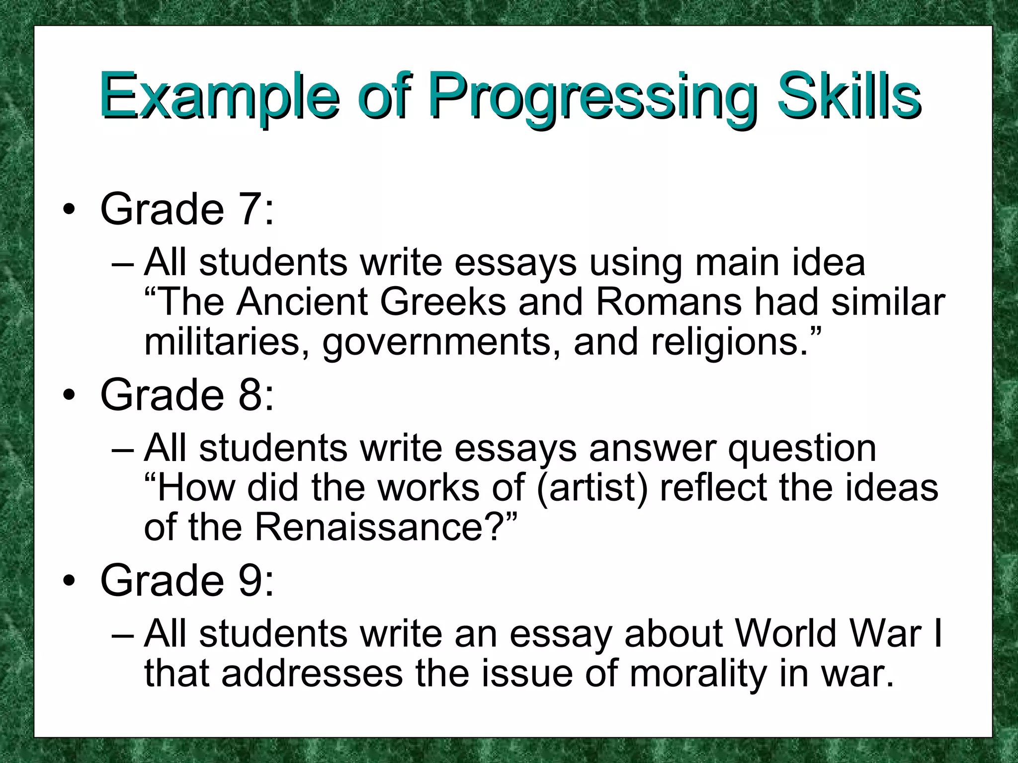 Advanced Writing Strategies | PPT