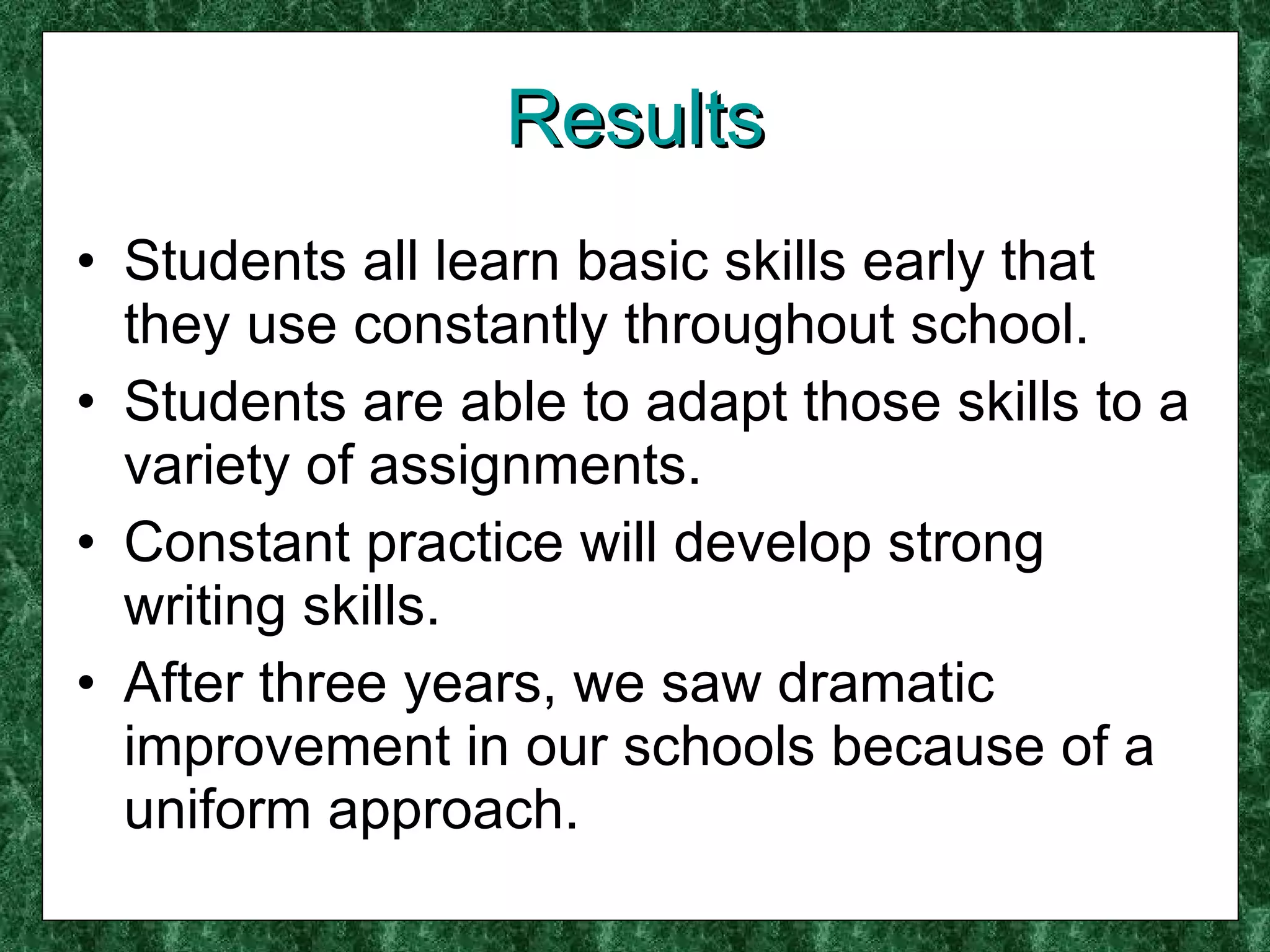 Advanced Writing Strategies | PPT