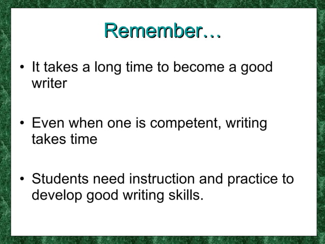 Advanced Writing Strategies | PPT | Homework and Study | Education