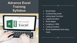 Advance Microsoft Excel Training in Singapore | Training By Experts ...