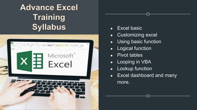 Advance Microsoft Excel Training in Singapore | Training By Experts | PPT