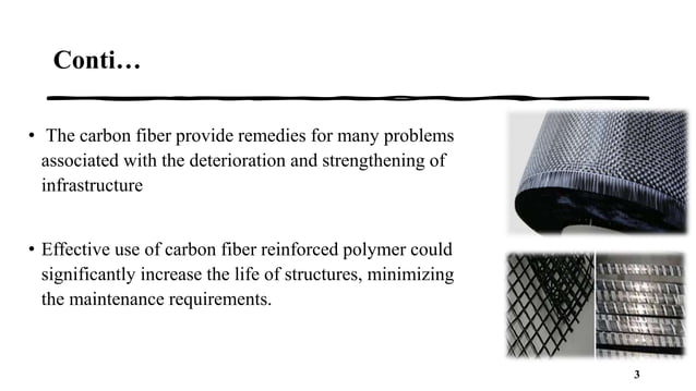 Application of carbon fibers in geo-textiles | PPT