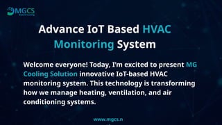 Advance IoT Based HVAC Monitoring System.pptx | Internet | Computing