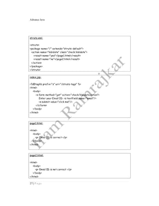 Advance java practicalty bscit sem5 | PDF