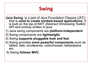 Advance java prasentation | PPT