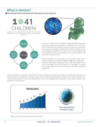 Advancells autism brochure | PDF