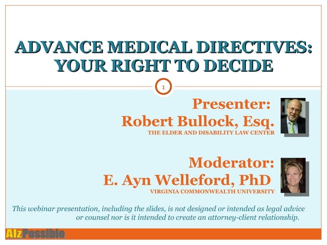 Advance medical directives | PPT