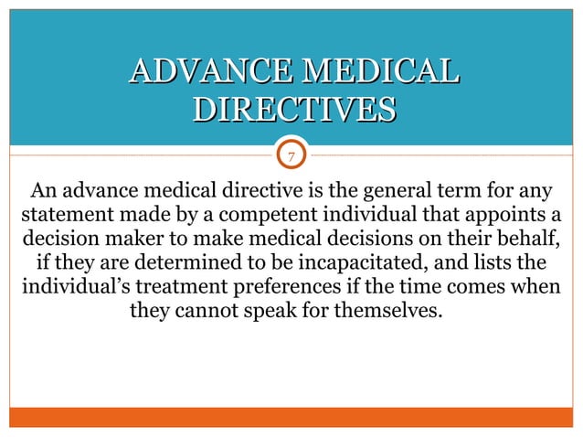 Advance medical directives | PPT