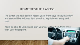 Advancement in automobile | PPTX