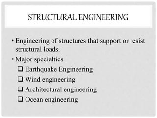 Advancement in civil engineering | PPTX