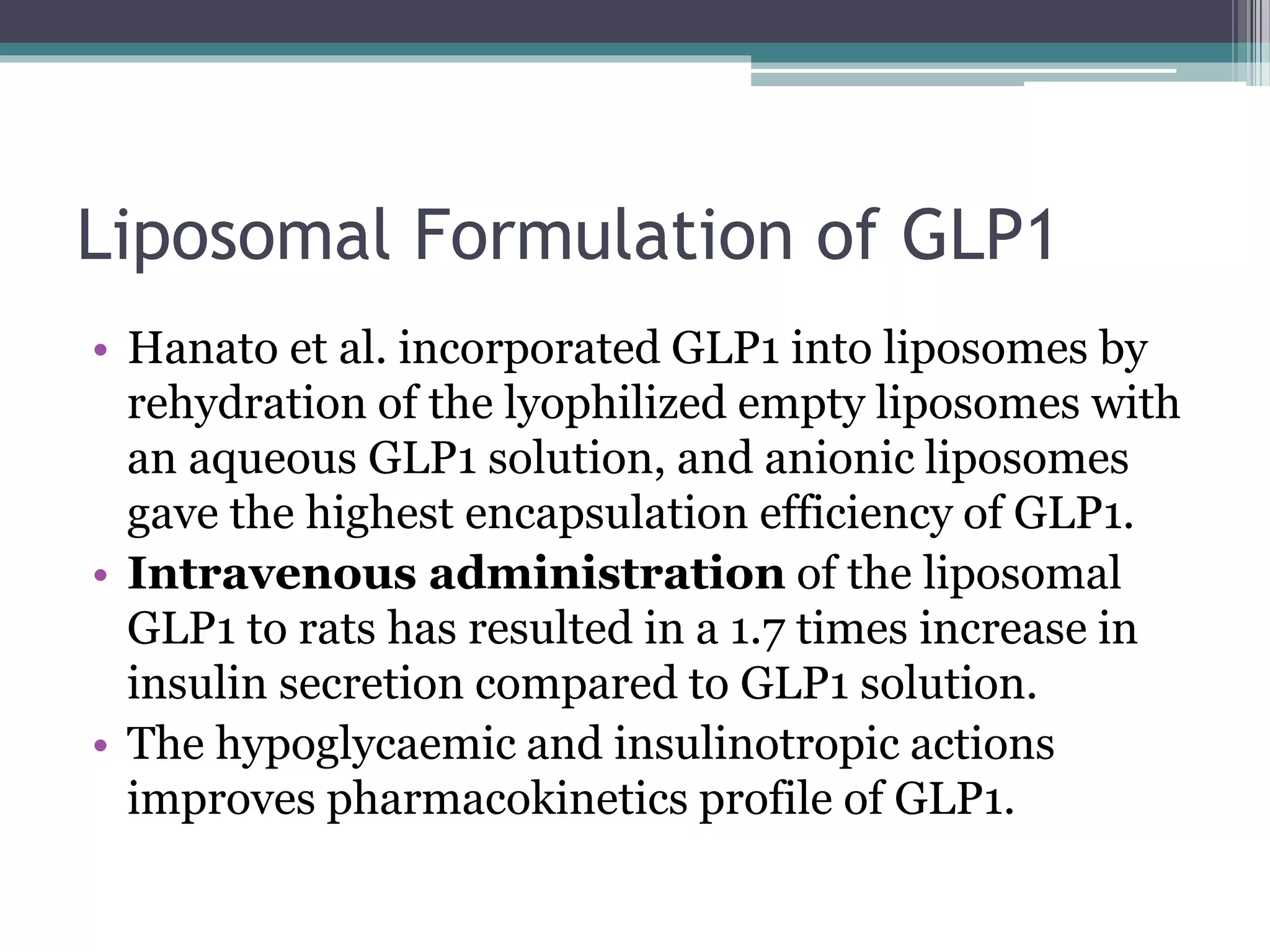 Advancement in glp 1 formulation | PPT