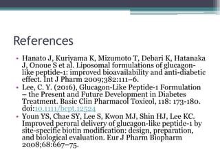 Advancement in glp 1 formulation | PPT