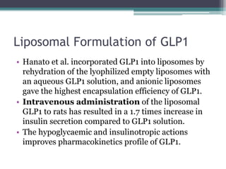 Advancement in glp 1 formulation | PPT