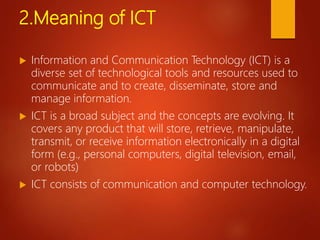 Advancement in ICT and libraries | PPTX