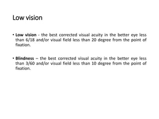 Advancement in Low Vision management.pptx
