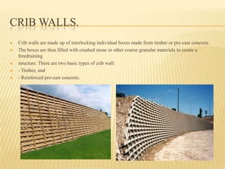 Advancement in retaining wall | PPT