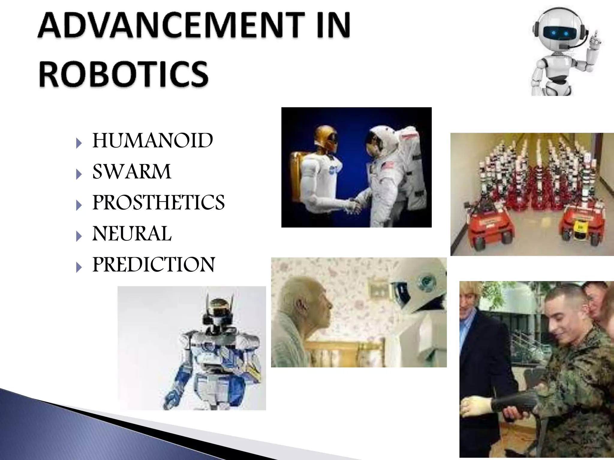 Advancement in robotics | PPTX