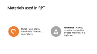 Advancement in Rapid Prototyping Technnique | PPT