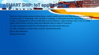 ADVANCEMENT IN SENSOR TECHNOLOGY IN SHIPPING.pptx