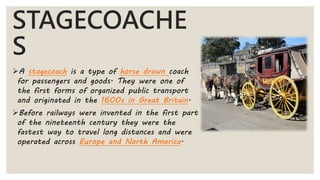 Advancement in transportation | PPTX