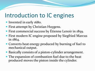 Advancement of IC engine | PPTX