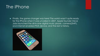 Advancement of the Cell Phone | PPT