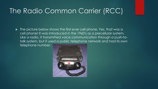 Advancement of the Cell Phone | PPT