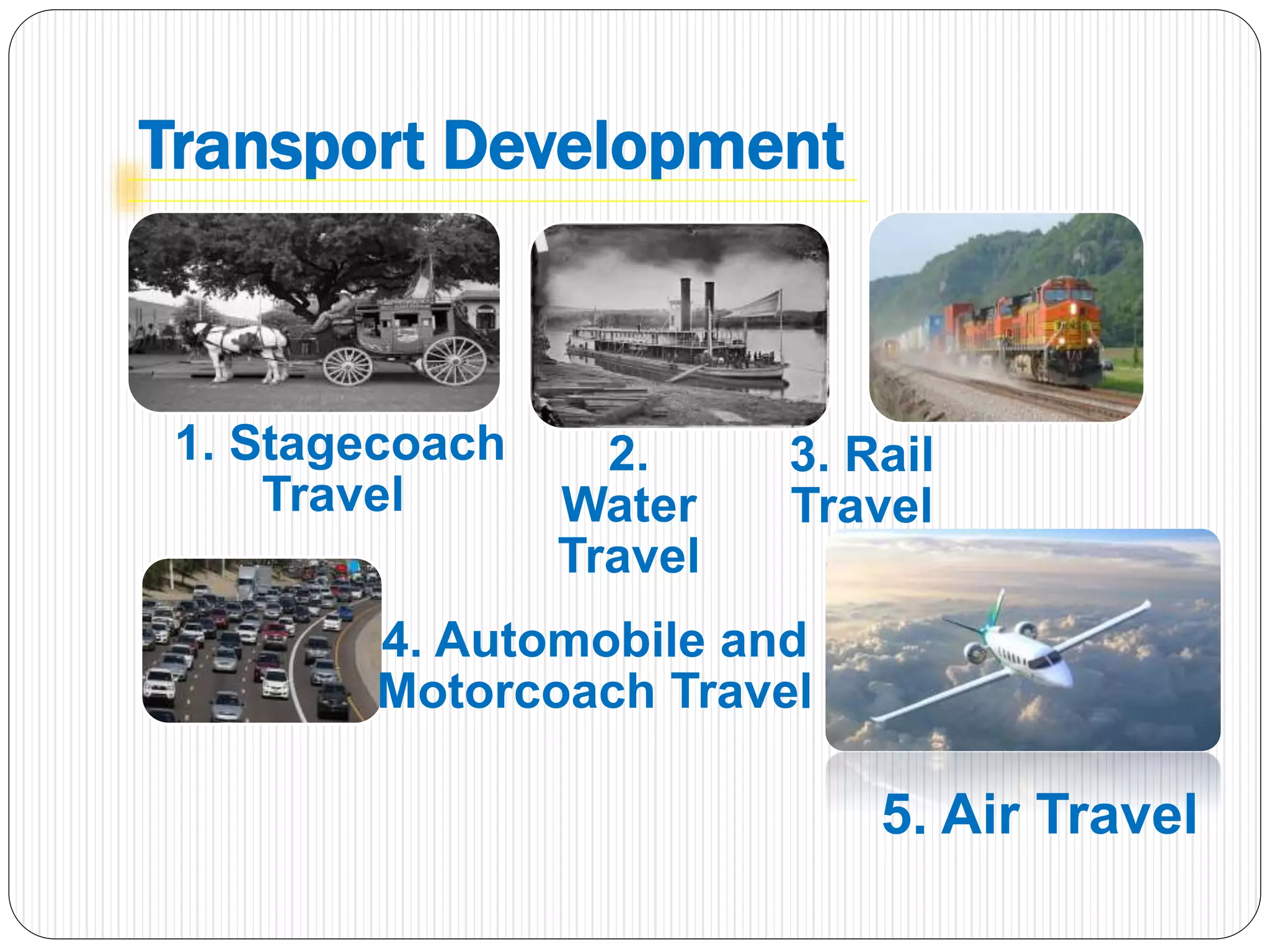 Advancement of the transportation sector | PPTX