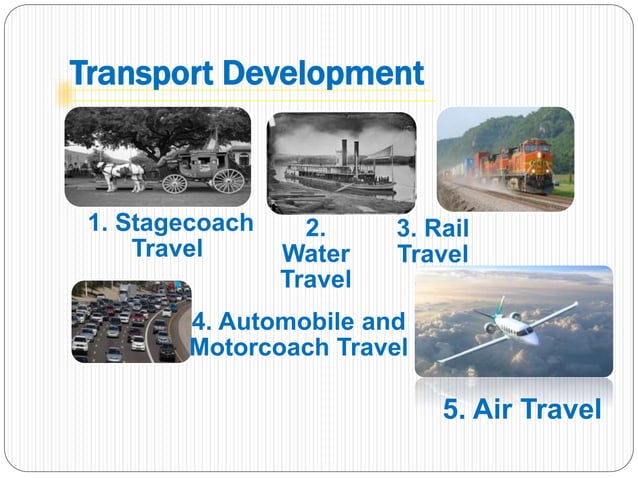 Advancement of the transportation sector | PPTX