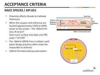Advancements cathodic protection for on grade storage tanks | PPTX