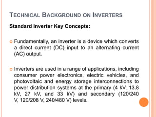 Advancements in inverter technology | PPTX