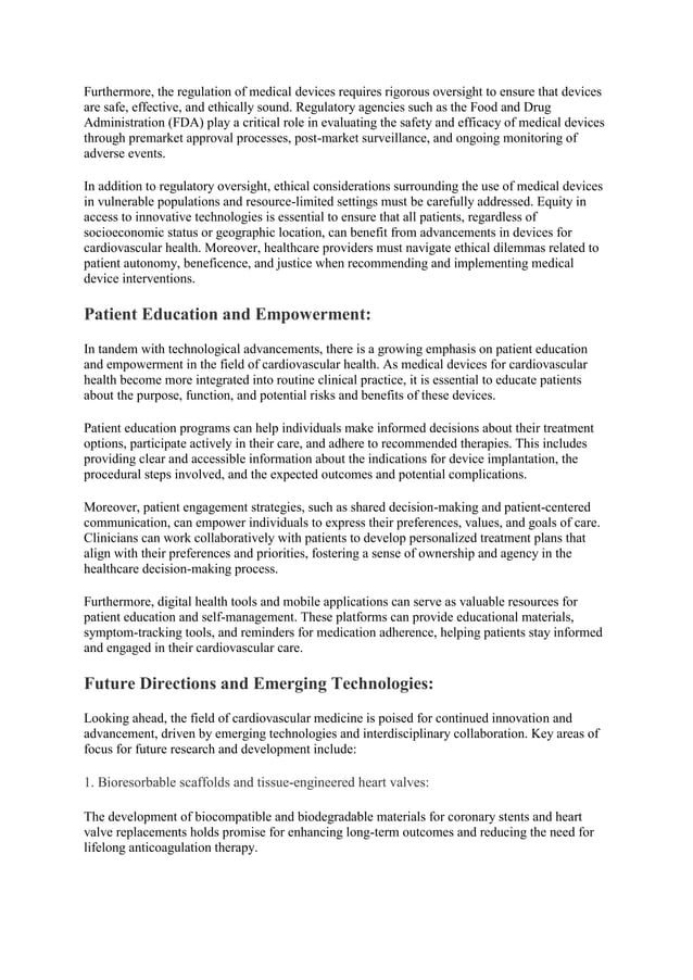 Most Innovative Medical Devices for Cardiovascular Health | The ...