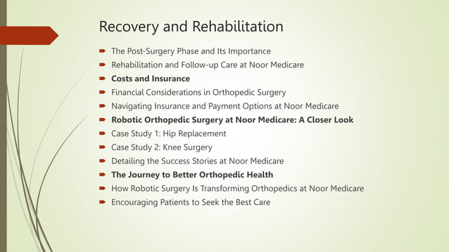 Advancements in Orthopedic Surgery.pptx | Free Download Advancements in Orthopedic Surgery.pptx | Free Download
