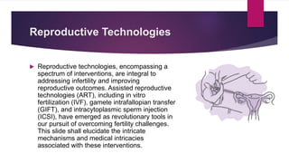 Advancements in Reproductive Technologies and Maternity Health ...