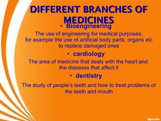 Advancements in the field of medicines | PPT