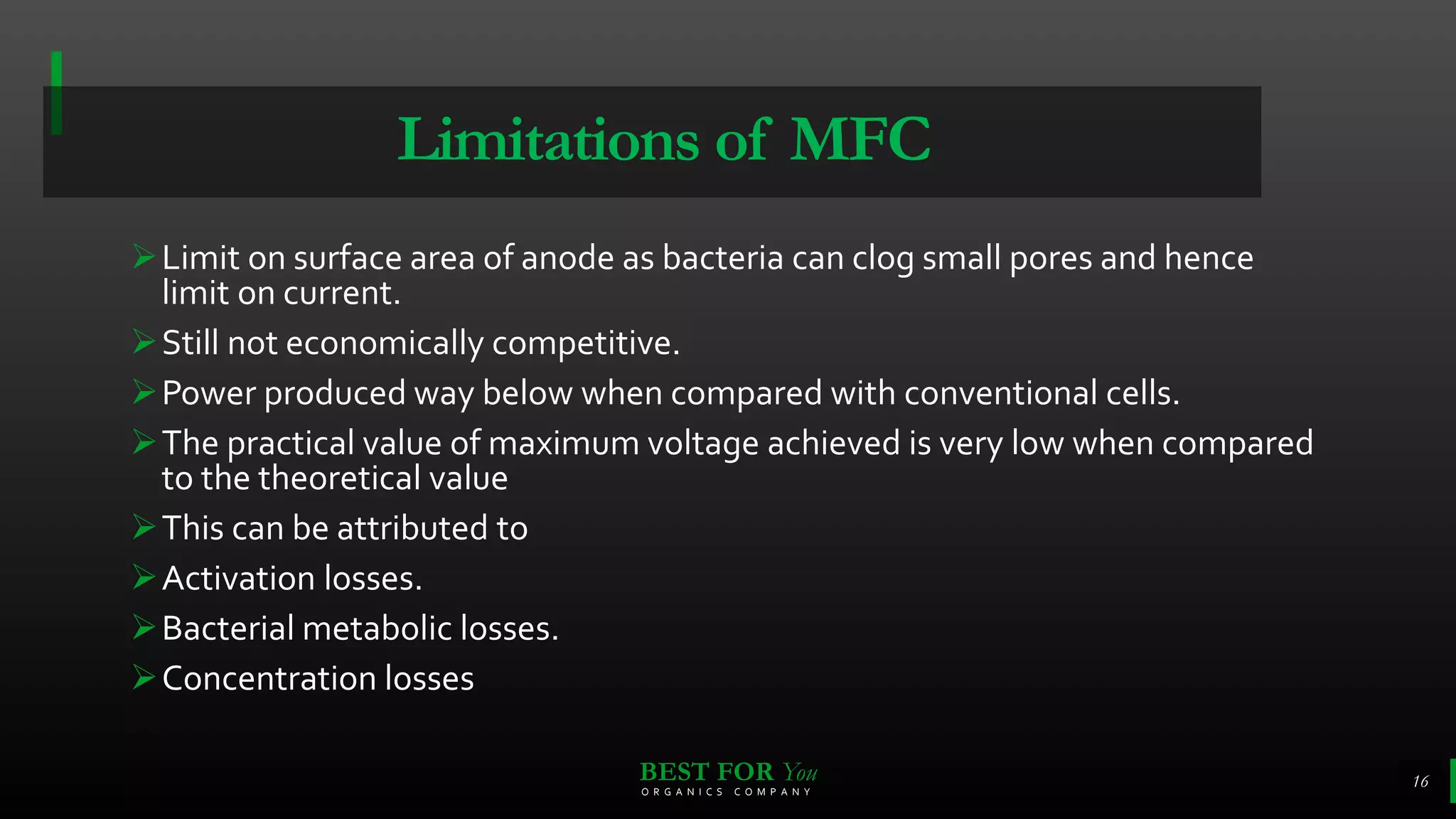 Microbial fuel cell (Advance mini project) | PPTX