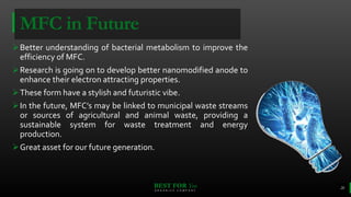Microbial fuel cell (Advance mini project) | PPTX