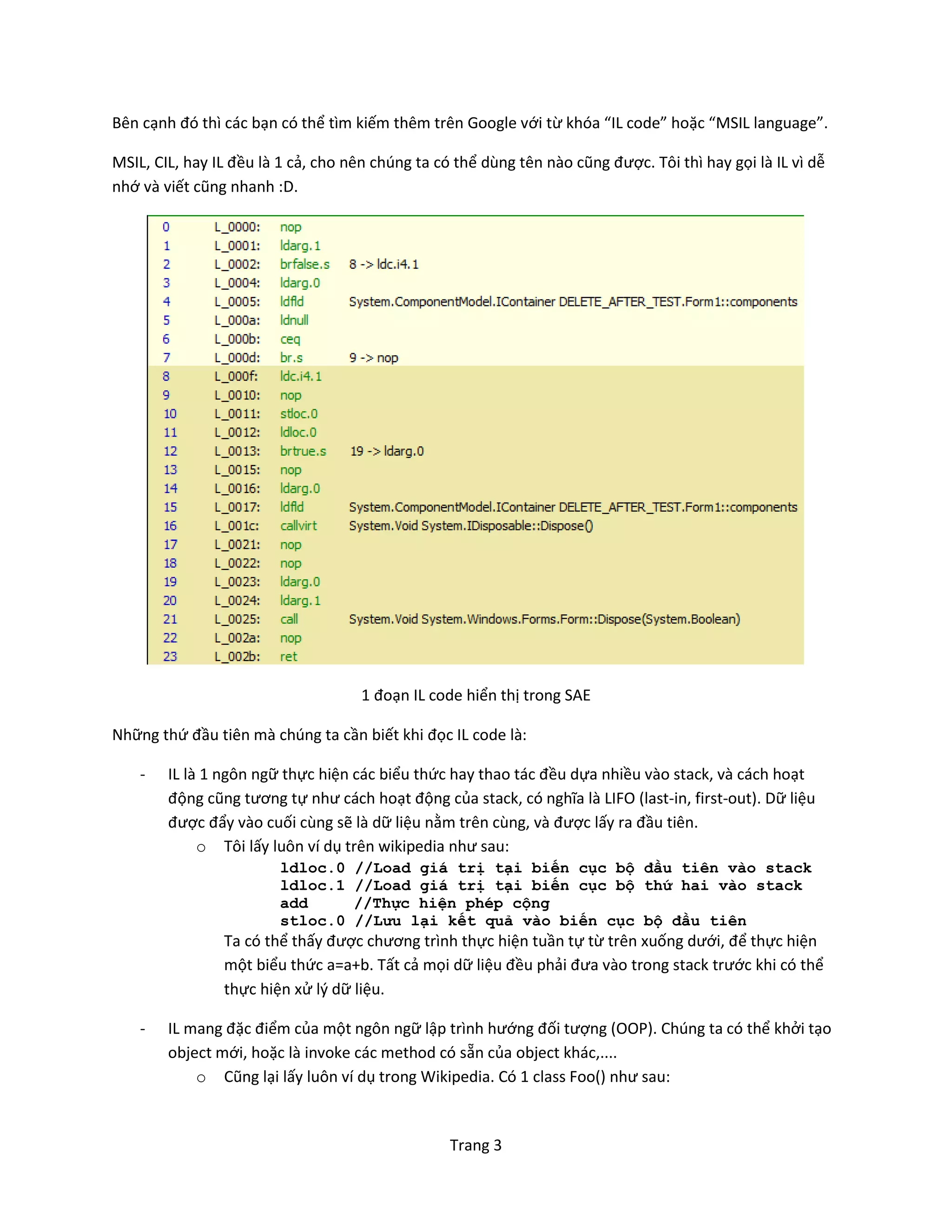 Reverse Engineering .NET - Advanced Patching, Playing with IL | PDF