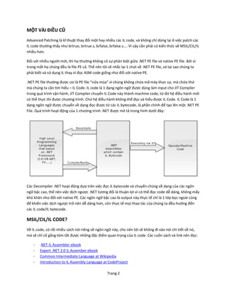 Reverse Engineering .NET - Advanced Patching, Playing with IL | PDF