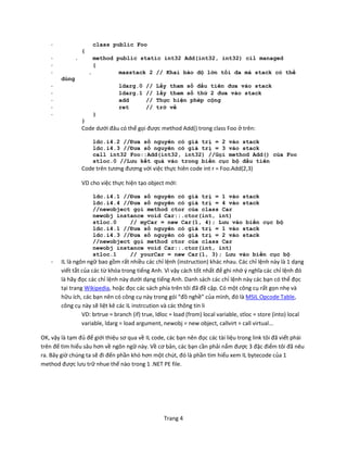 Reverse Engineering .NET - Advanced Patching, Playing with IL | PDF