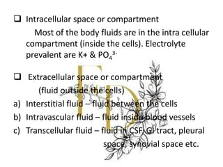 FLUID & ELECTROLYTE IMBALANCE | PPTX