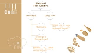Food Additive and Human Health | PPTX