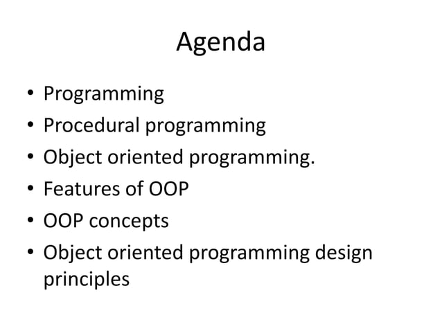 Advance oops concepts | PPTX