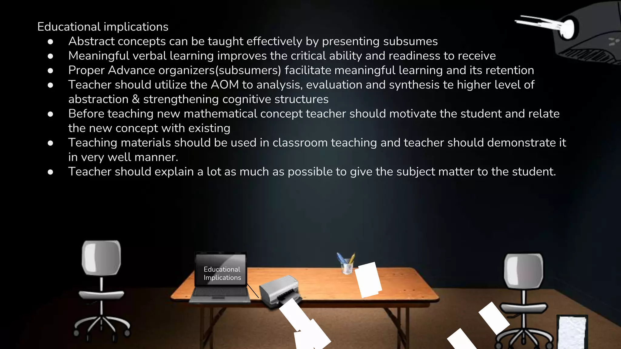 Advance organiser model AOM definition , implications, types of advance organiser model ...