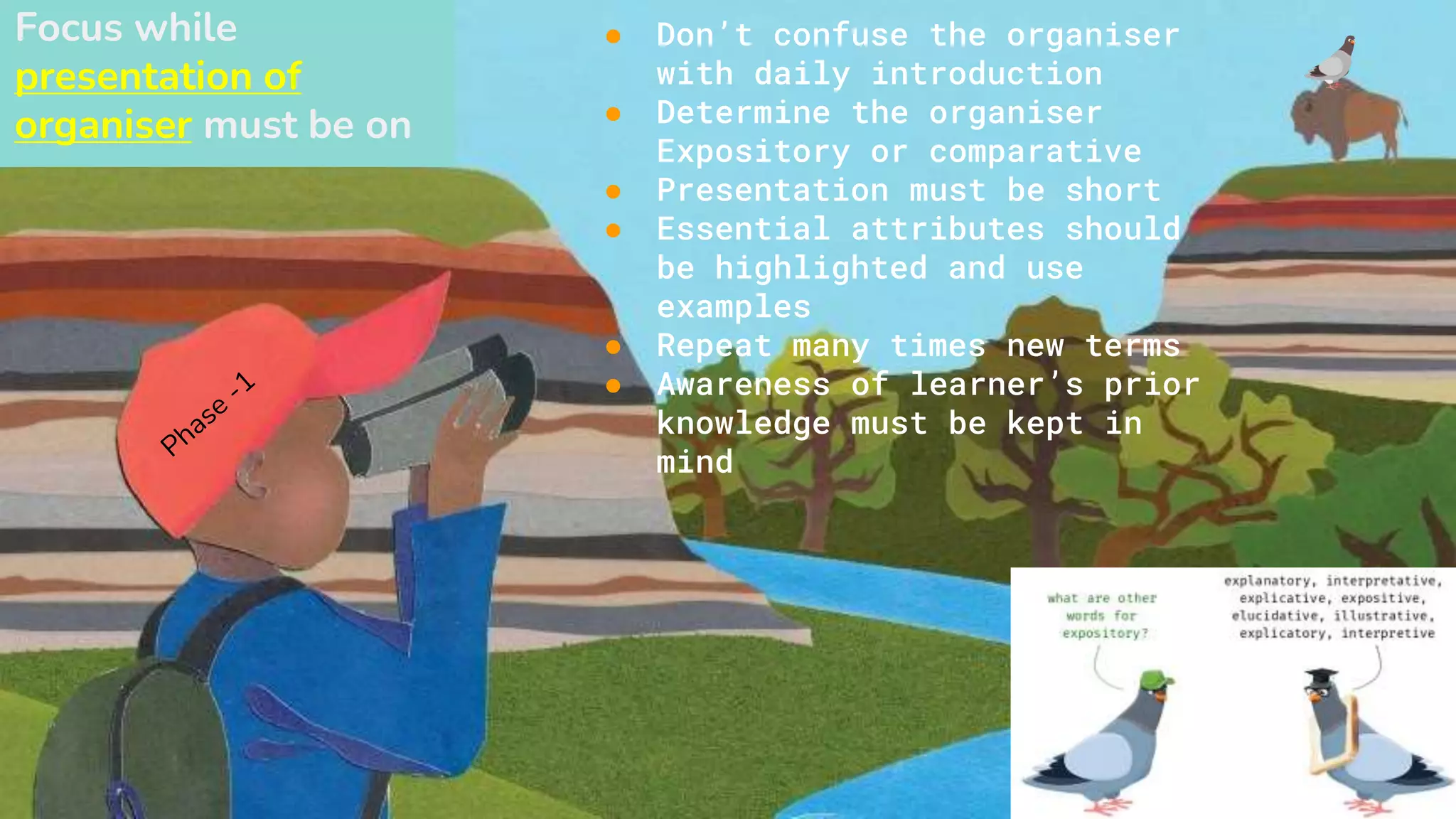 Advance organiser model AOM definition , implications, types of advance ...