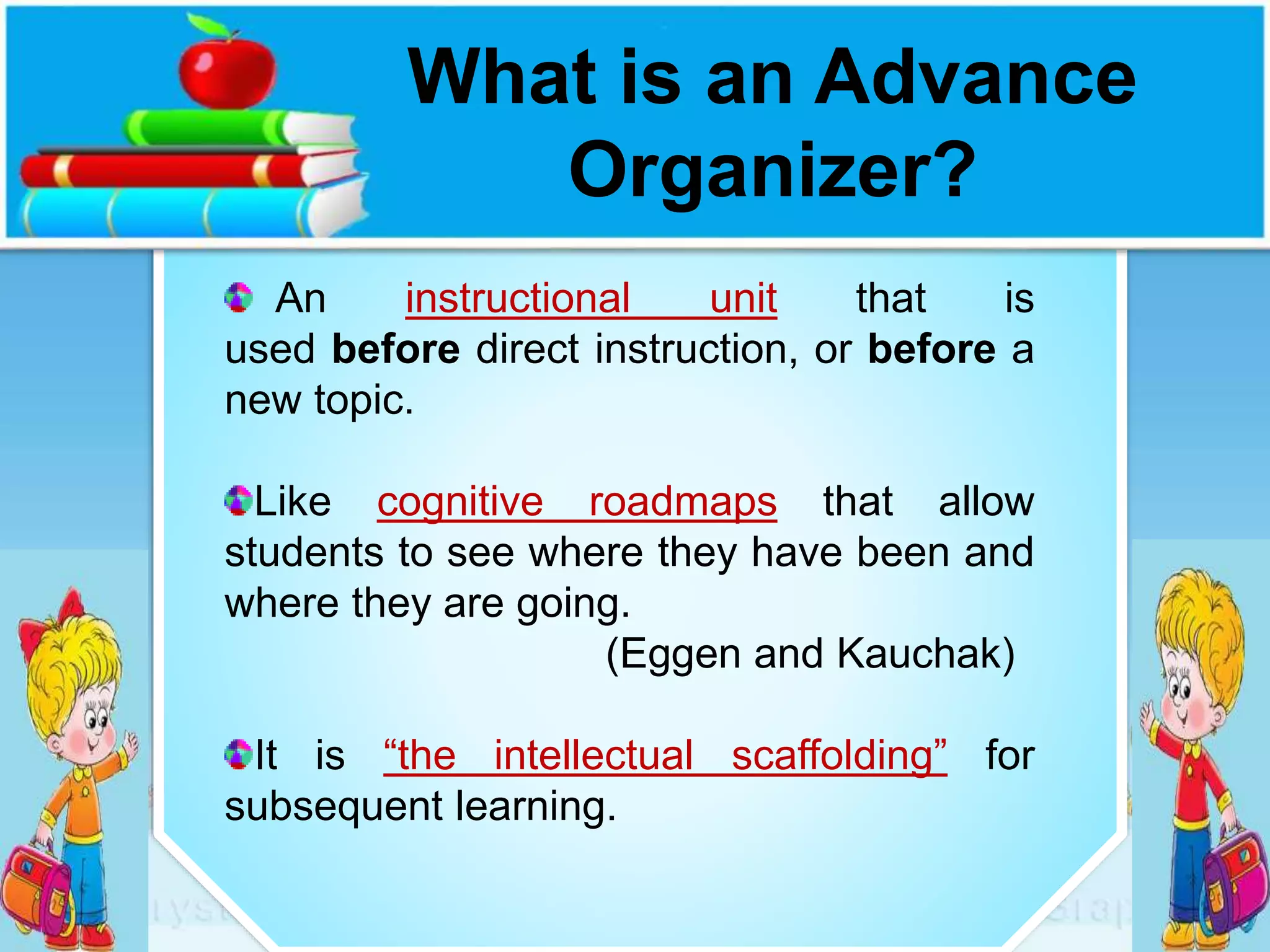 Advance Organizer ppt. | PPTX