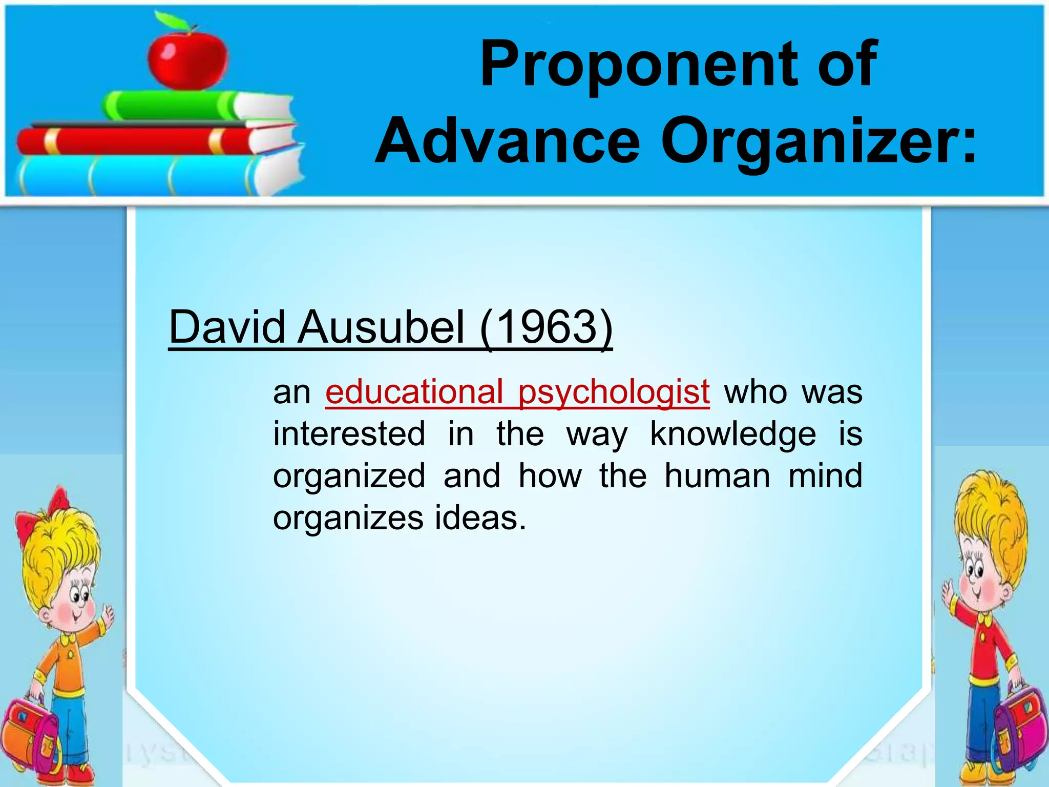 Advance Organizer ppt. | PPTX