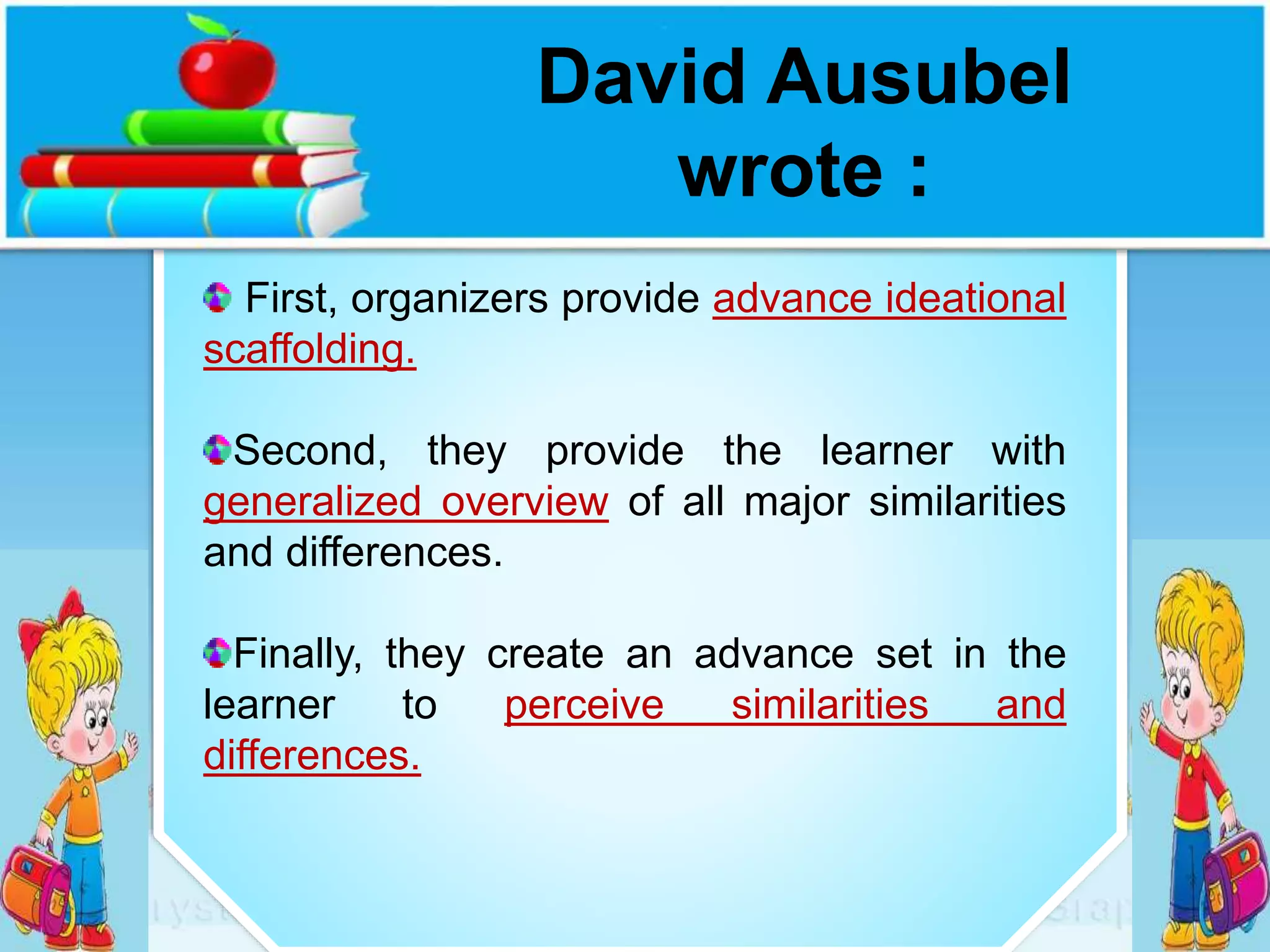 Advance Organizer ppt. | PPTX