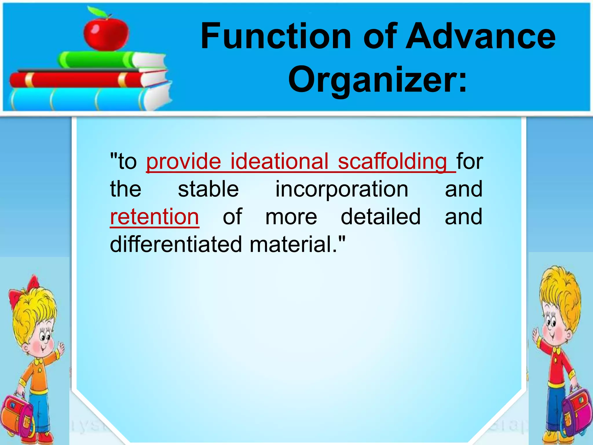 Advance Organizer ppt. | PPTX