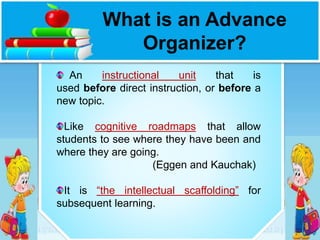 Advance Organizer ppt. | PPTX
